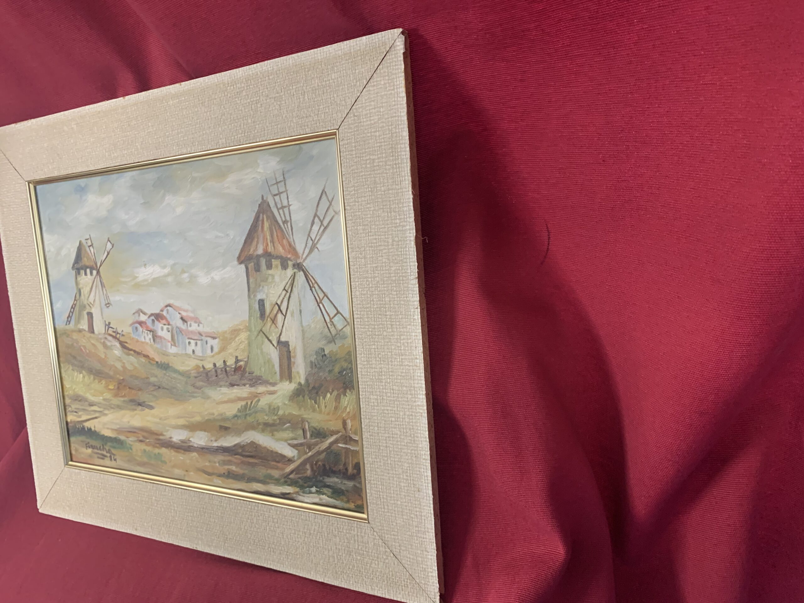 CUADROS: OLEO SOBRE TABLA AUTOR FINUCHA - El Desván de Úrsula